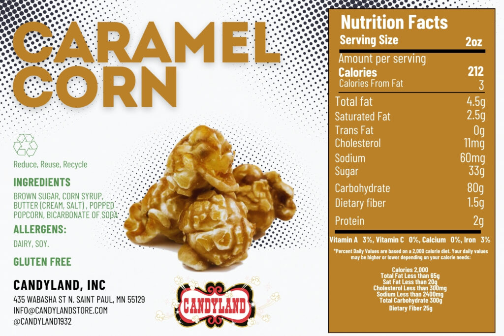 Caramel Popcorn - Candyland Store